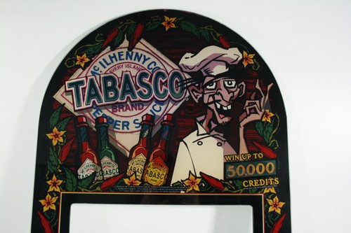 Tabasco Original IGT Slot Machine Glass Panel | eBay