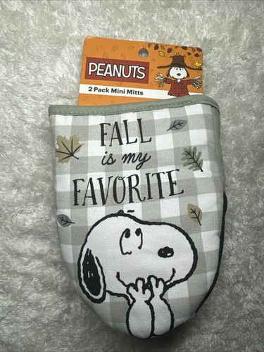 Peanuts Snoopy 2Pk Mini Mitts Fall | eBay