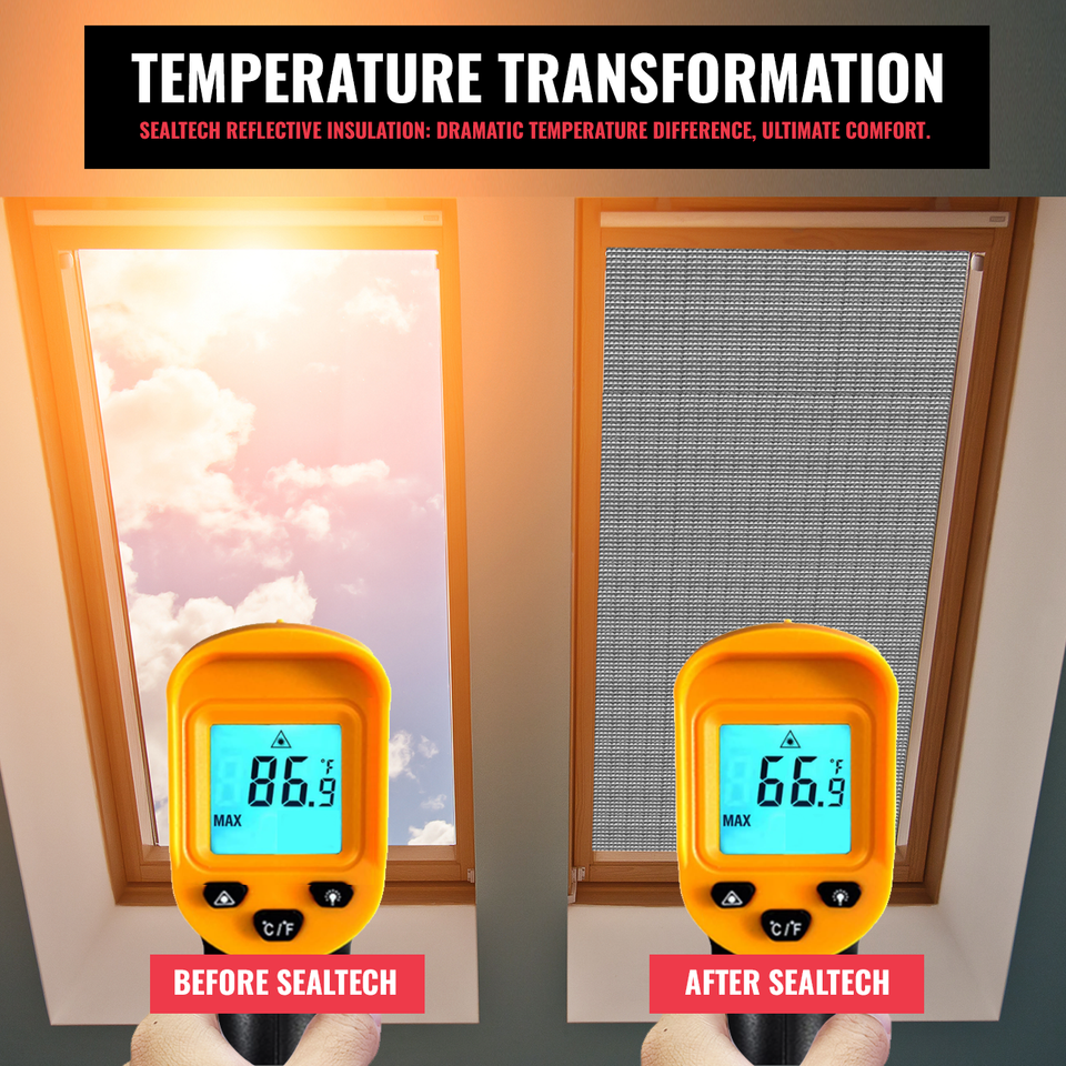 SEALTECH - 10mm Reflective Insulation roll Foam Core Radiant Barrier ...