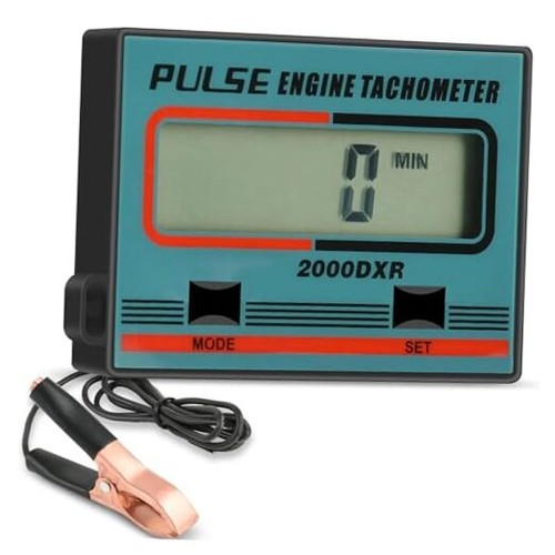 Digital RPM Meter Induction Pulse Tachometer Hour Meter for Small ...