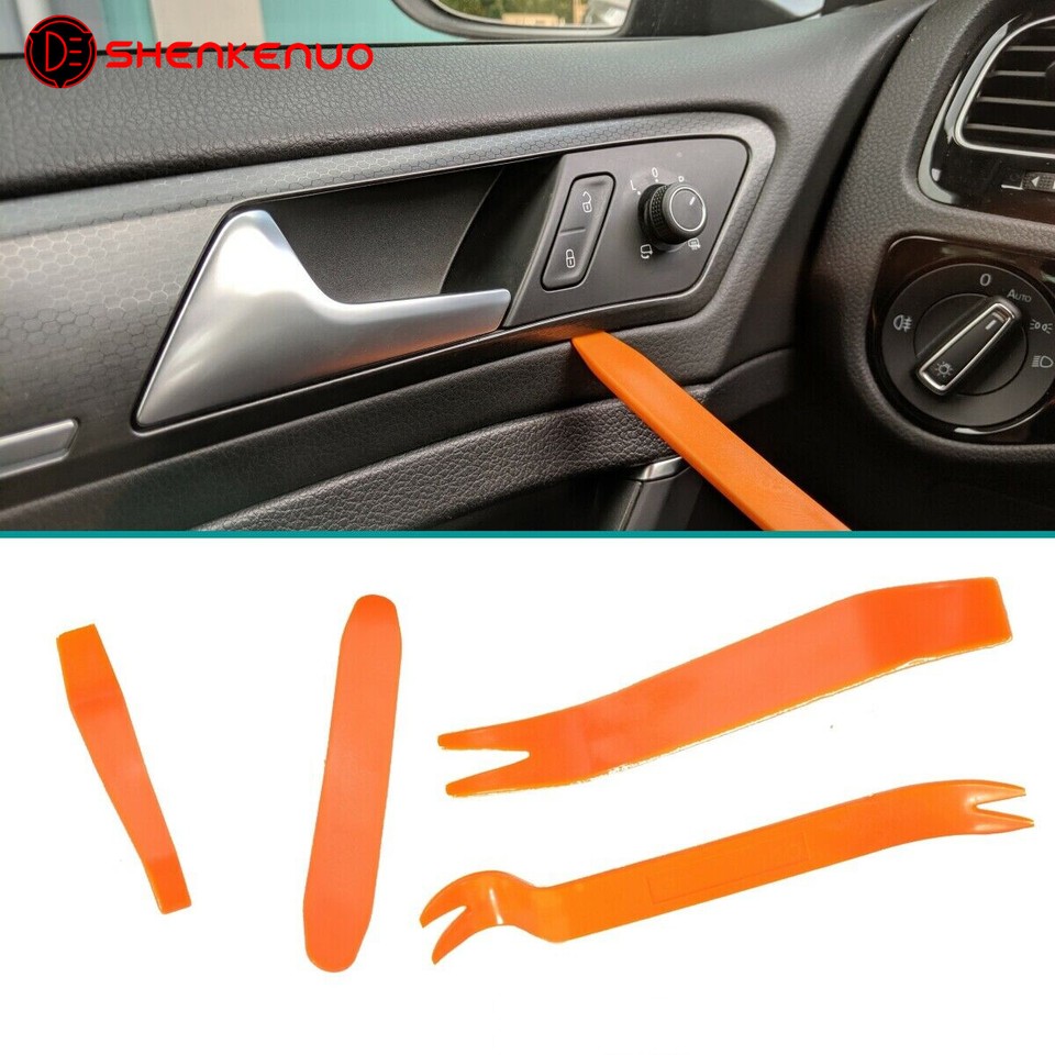 Plastic Car Panel Pry Tool Kit Door Body Clip Trim Removal Set For BMW ...