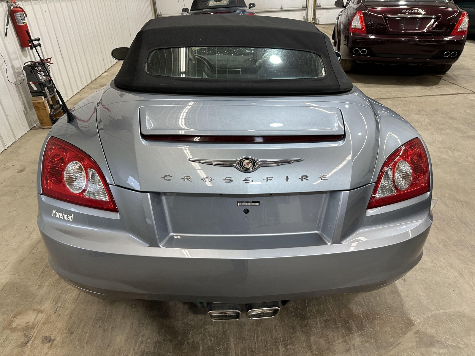 04-08 CHRYSLER CROSSFIRE REAR BUMPER COVER SAPPHIRE BLUE METALLIC CLEAR ...