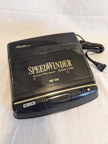 VHS Tape Rewinder Speed Winder Quantum International VHP1010 | eBay