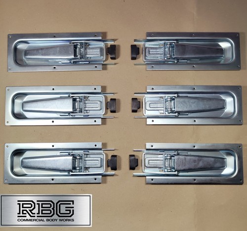 6x Dropside Pesca Lock Recessed Steel Tailboard Catch Truck Trailer ...