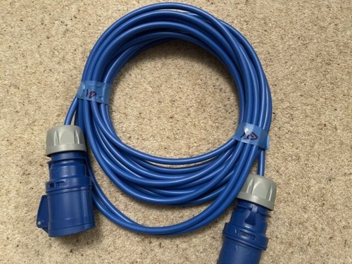 16a 16amp Extension 230v Motorhome Caravan Camping Hookup fly lead ...