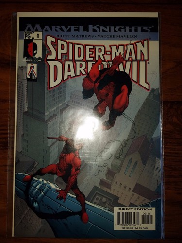 MARVEL KNIGHTS LOT: SPIDER-MAN / DAREDEVIL #1 (2002) MATHEWS & MAVLIAN ...