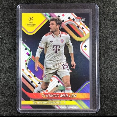 2024-25 Topps Finest UEFA Club Comp THOMAS MULLER Base Black 7/10 #141 ...
