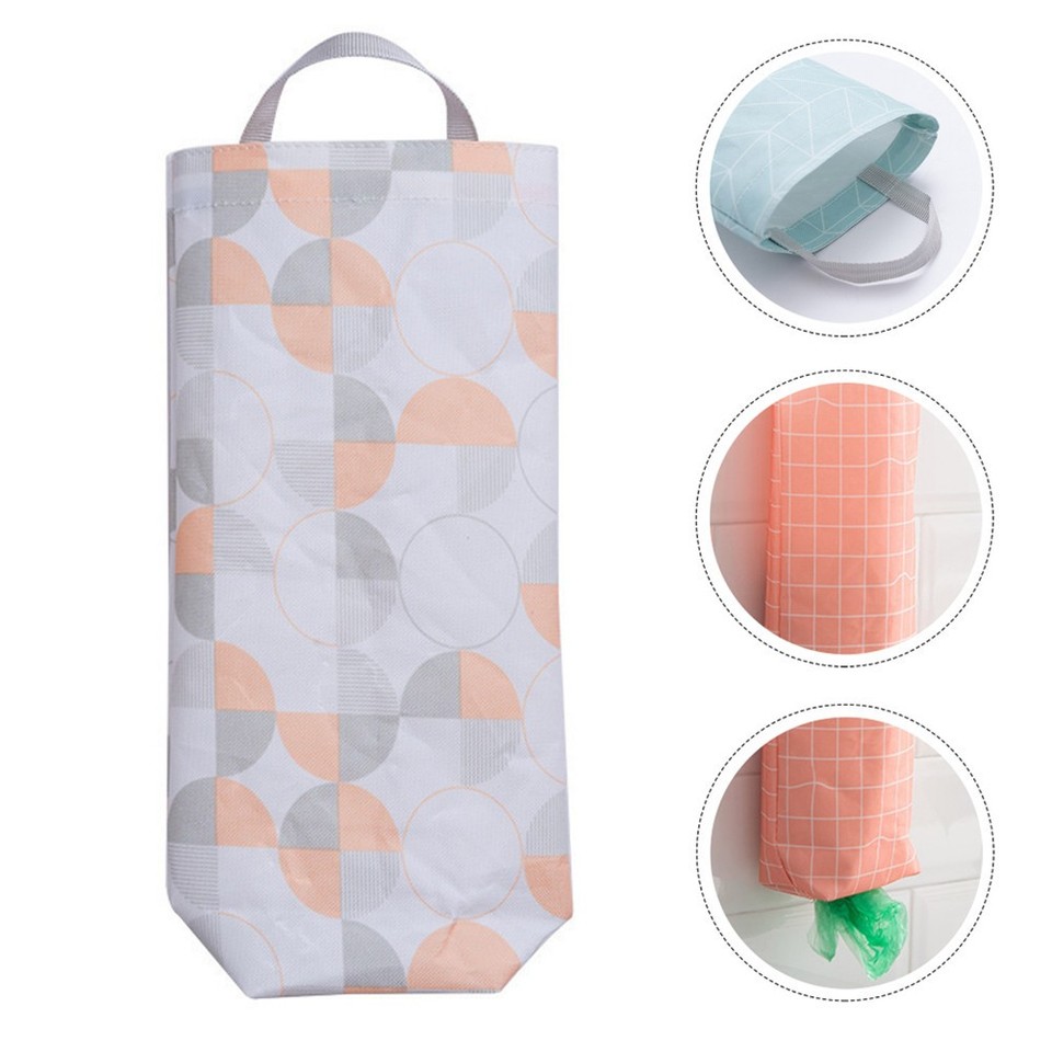 2Pcs Oxford Cloth Trash Bags Portable Hanging Garbage Pouches (Random ...