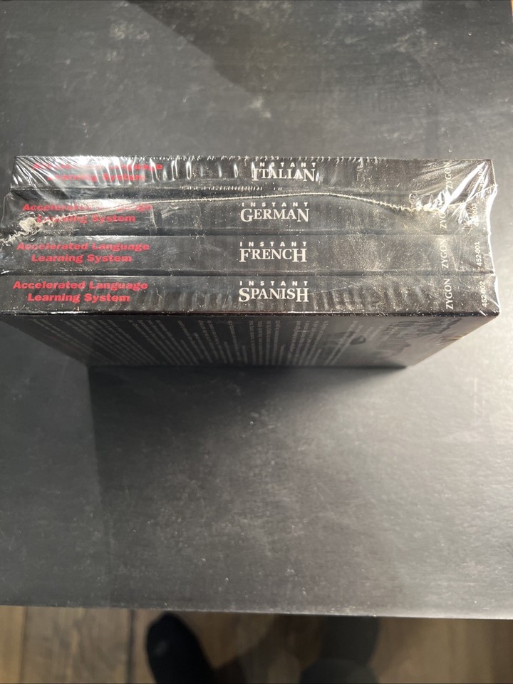 New Sealed Cassettes Italian German French Spanish Zygon Learning ...