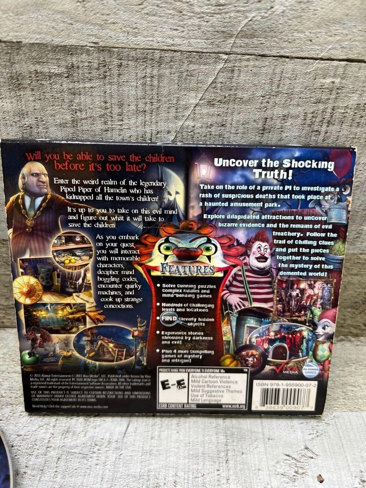 Video Game PC Mystery 6 Pack Oddly Enough Weird Park GourMania 2 ...