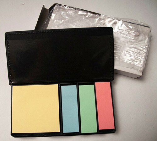 Sticky Notes Organizer with Yellow Sticky Notepad & 3 Sets of Index ...