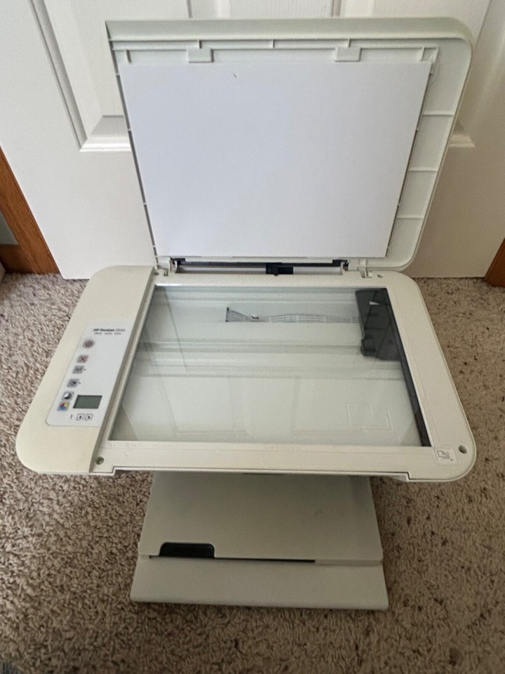 Used ink included HP Deskjet 2540 All-In-One Inkjet Printer functional ...