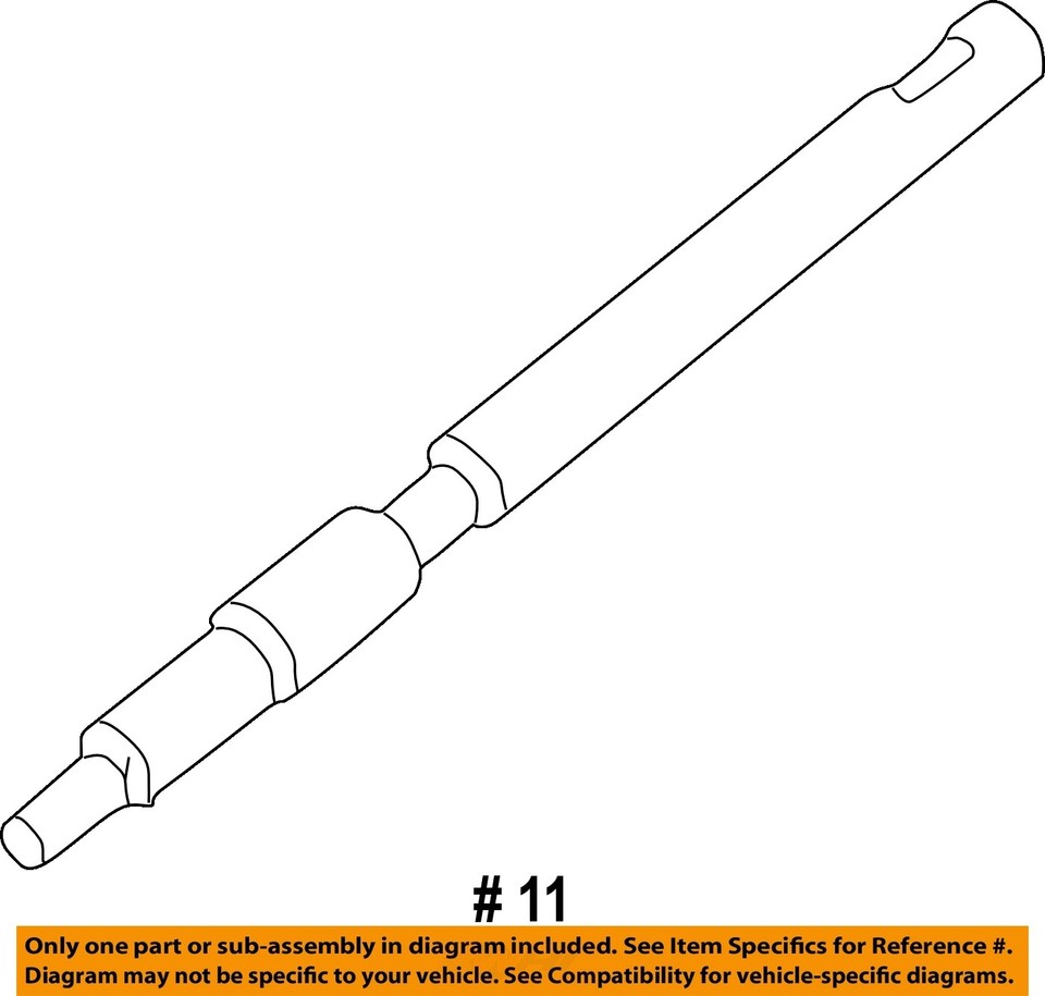 FORD OEM 84-19 Aerostar Steering Column Housing Components-Shaft ...