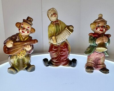 Set of the Famous Classic “VINTAGE” Ceramic HOBO Band Clowns | eBay