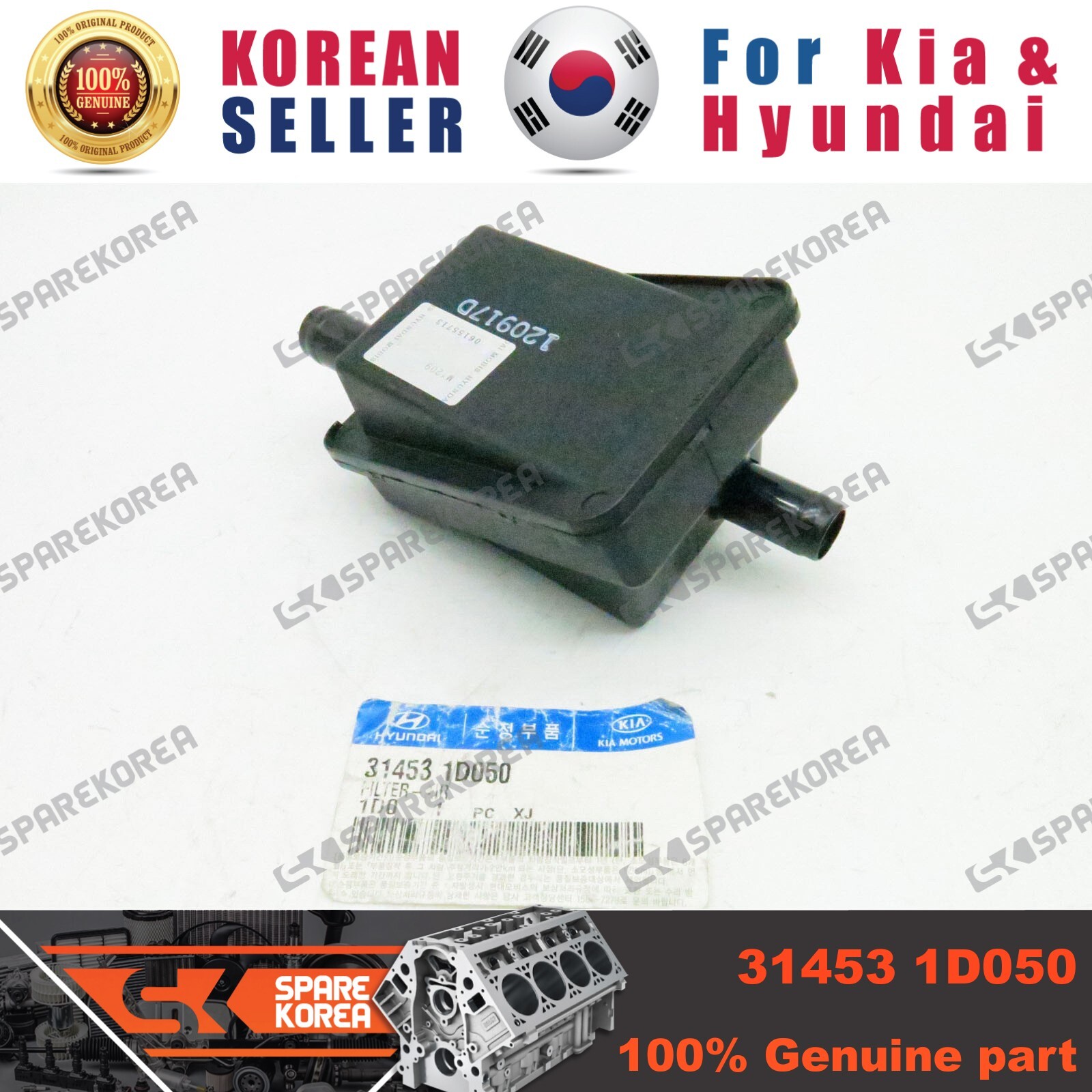 Genuine/OEM 314531D050 FILTER-AIR for Kia New Carens (Rondo) 06 | eBay