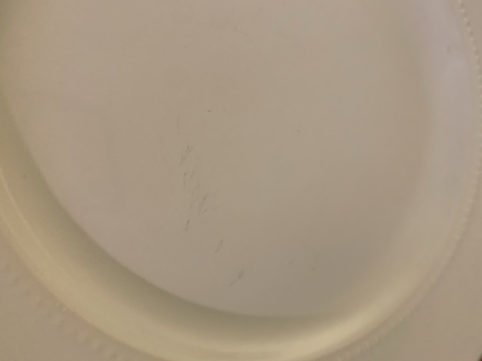 Set 5 Threshold White Beaded Rim Dinner Plates Porcelain | eBay