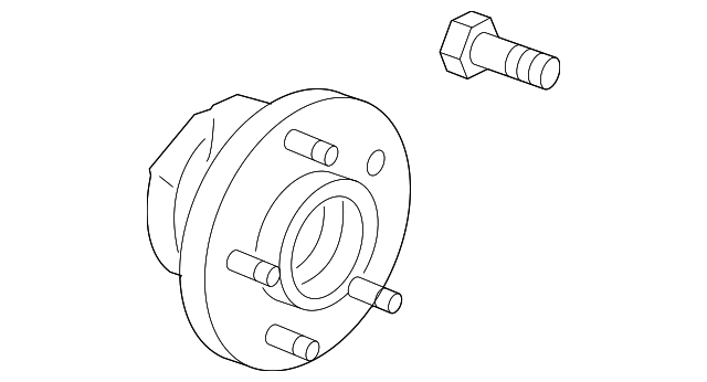 Genuine GM Bearing Assembly-Front Whl 13589508 | eBay
