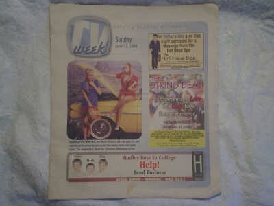 2004 THE SIMPLE LIFE 2: ROAD TRIP TV WEEK,Paris Hilton,Nicole Richie ...