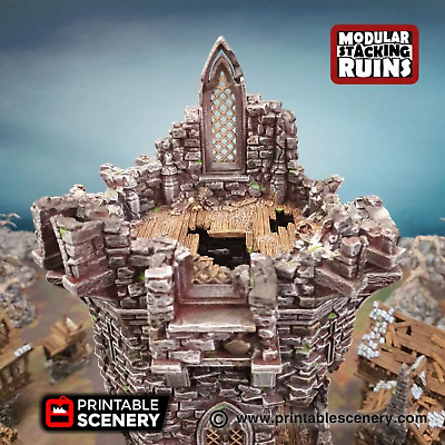 Tower of Insanity by Printable Scenery, 3D Printed Tabletop RPG Scenery ...