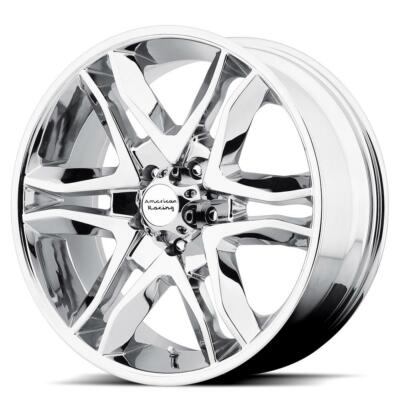 17 inch 17x8 American Racing AR893 Chrome wheel rim 6x135 +25 | eBay