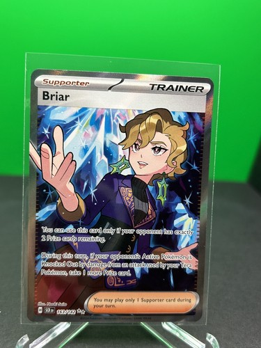 Pokemon TCG - Briar 163/142 - Stellar Crown - Full Art Foil Ultra Rare ...