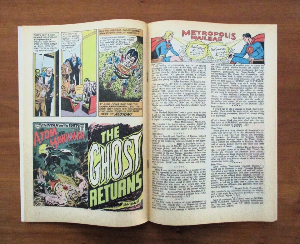 Action Comics# 376 High Grade Silver Age | eBay