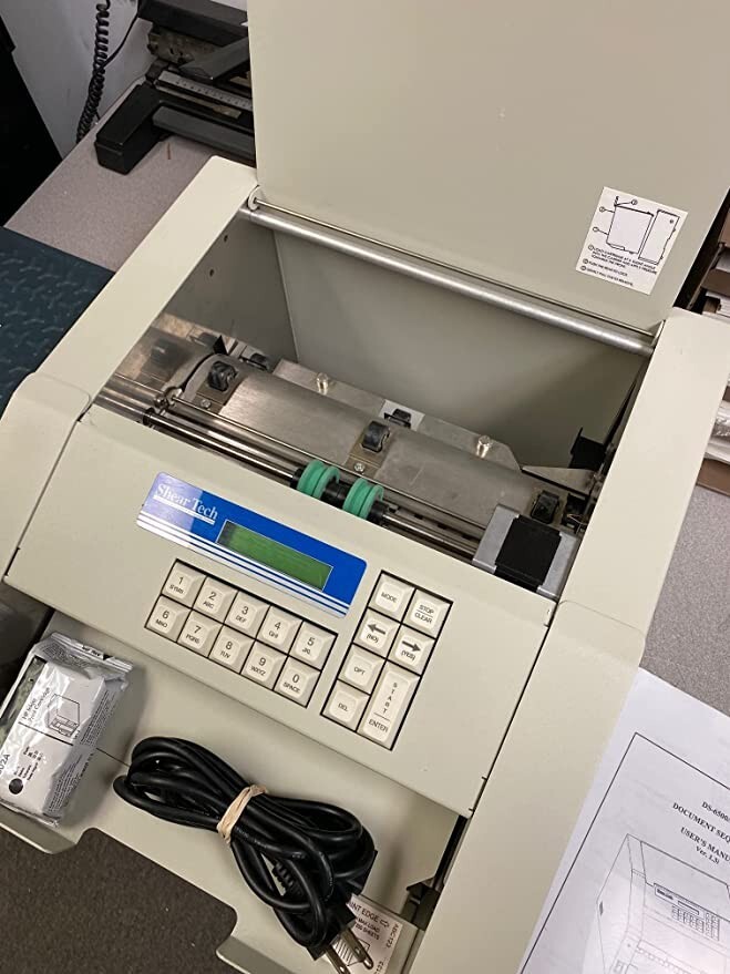 Shear Tech DS-6500 Bates, Page Numbering System, Paginator | eBay