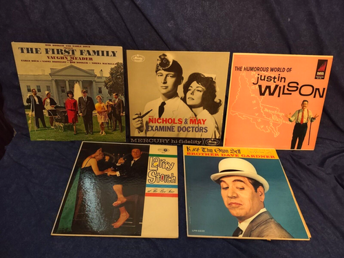 Early 1960s Comedy Vinyl Record Lot (Meader/Wilson/Storch/Gardner ...