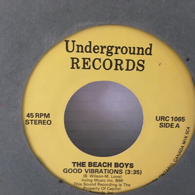 THE BEACH BOYS 7" SINGLE , GOOD VIBRATIONS / I CAN HEAR MUSIC | eBay