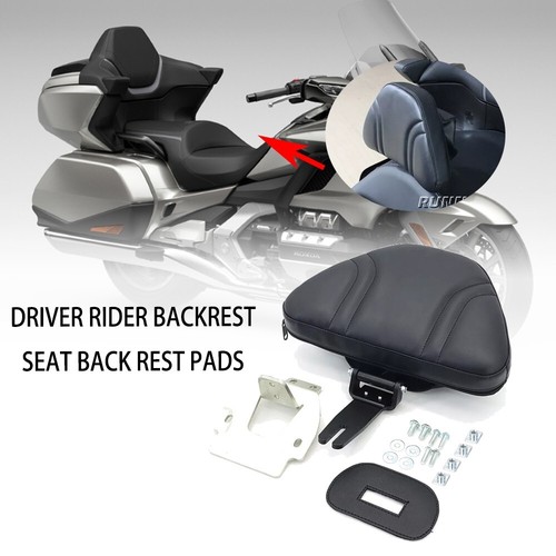 Driver Rider Backrest Seat Back Rest Pads For HONDA GOLD WING GL1800 ...