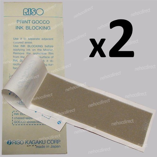 2 x RISO PRINT GOCCO Ink Blocking Sheets for B6, PG-5, PG-11, PG Arts models | eBay Australia