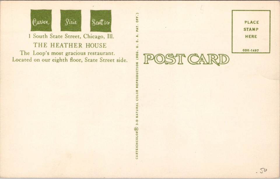 The Heather House Chicago IL Postcard PC484 | eBay