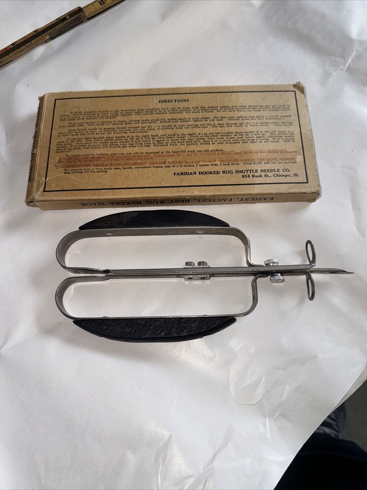 Parisian Hook Rug Shuttle Needle Chicago | eBay