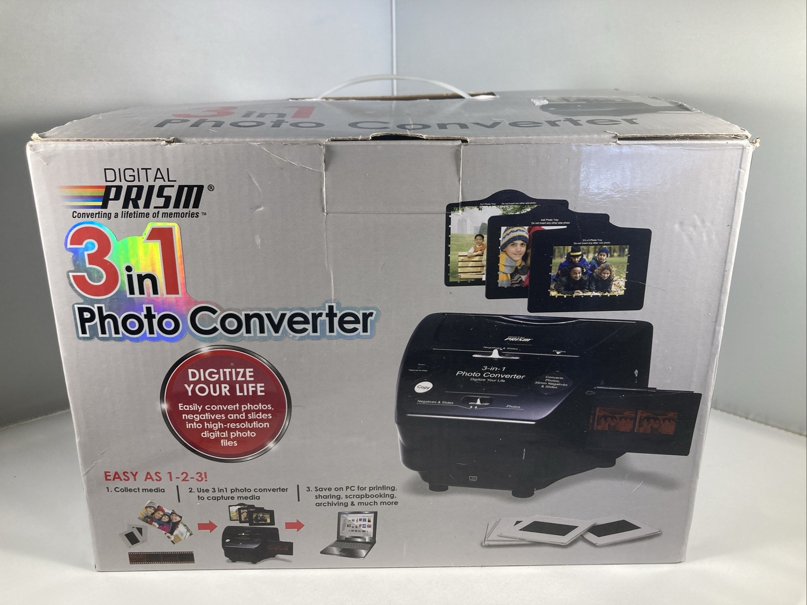 Digital Prism 3 In 1 Photo Converter USB Photos Negatives to Digital | eBay