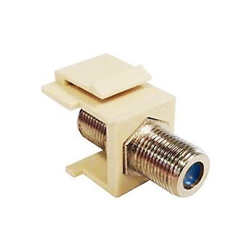 Eagle F to F Keystone Jack Insert 3 GHz Almond F81 Connector RG6 High ...