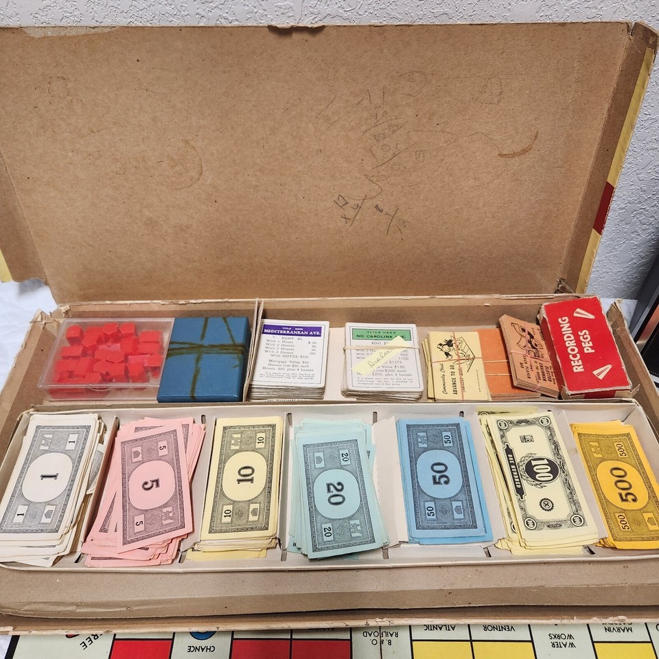 Vintage 1946 edition MONOPOLY Board Game With Duplicate Cards. BH | eBay