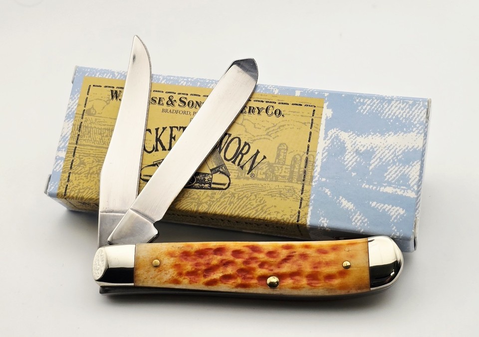 2017 Case XX Mini Trapper – Pocket Worn Whiskey Bone – CV Blades ...