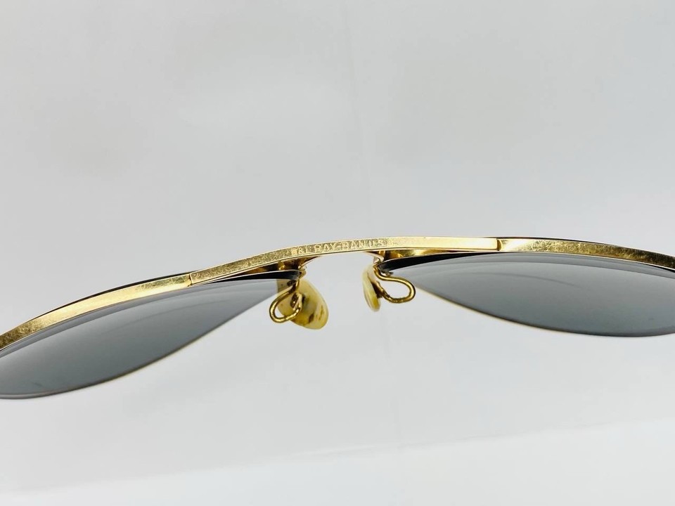 Old 58mm Ray Ban USA DGM Double Gradient Mirror Aviator Sunglasses 1/10 ...