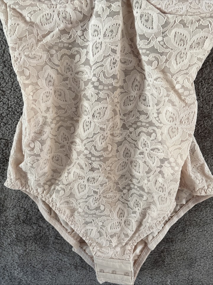 Bali Lace N Smooth Firm Control Body Briefer Body Suit 36B Pink ...