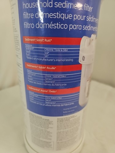GE FXHTC Whole House Water Filter Replacement Cartridge 25 Micron H ...