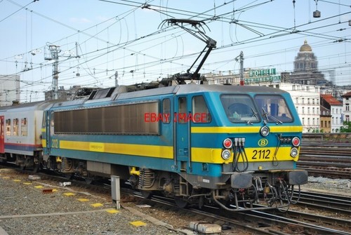 PHOTO BELGIAN RAILWAYS - VIEW 4 SNCB/NMBS CLASS 21 NO 2112 ENTERING ...