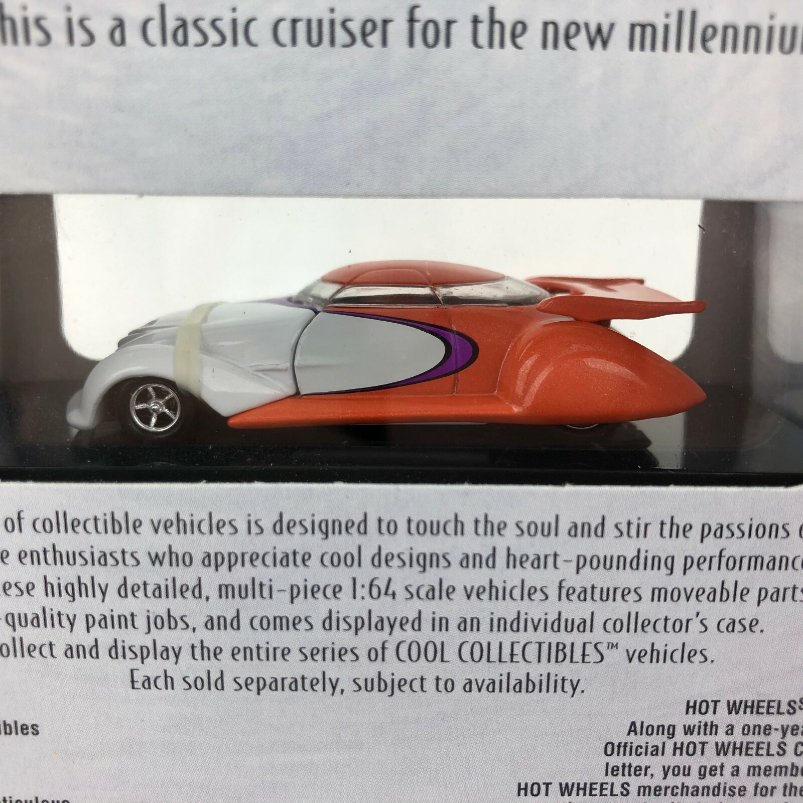 100% Hot Wheels Ed Newton RAREFLOW Car Orange/White Die Cast 1/64 Scale ...