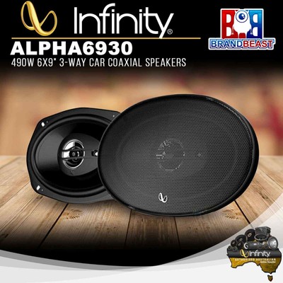 Infinity ALPHA6930 ALPHA 6930 490W 6x9" 3-Way Car Coaxial Speakers | eBay