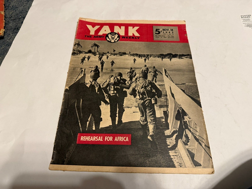 YANK The Army Weekly Magazine, November 18, 1942 Issue-rehearsal for ...