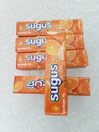 Sugus Orange Flavoured Chews Sweet Chew Candy Fruit Juice Fun Chewing ...