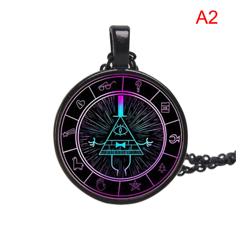 Triangle Devil Gravity Bill Cipher Fall The Zodiac Necklace Pendant ...