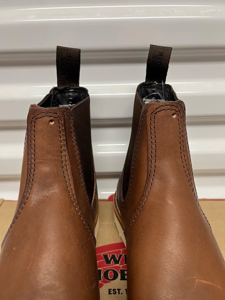 with defects Red Wing Heritage Classic Chelsea Amber Harness Brown ...