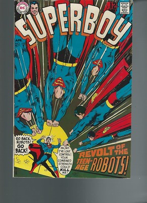 Superboy #155 [DC, 1969] FN+ 6.5 SuperBoy Robots Appearance | eBay