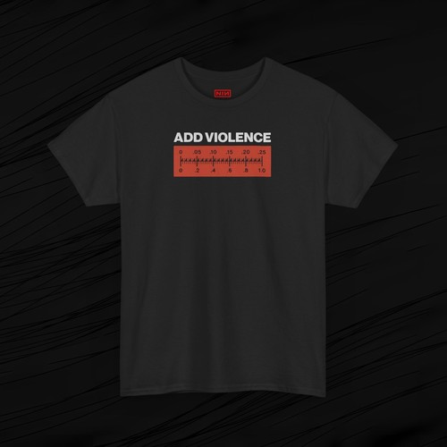 Nine Inch Nails NIN Add Violence Meter T-Shirt - Concert Merch - Gift ...