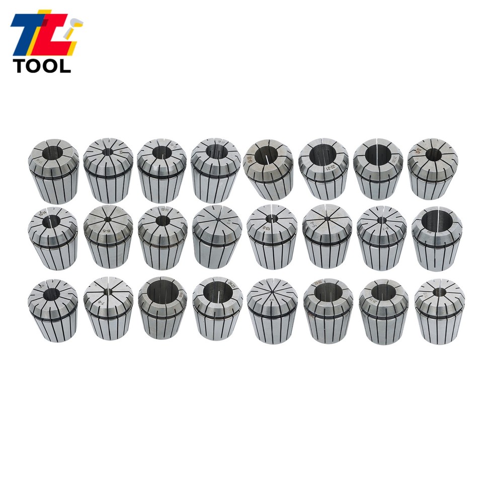 24×ER40 Collet Set Metric Spring Collet Milling Lathe CNC Chuck | eBay